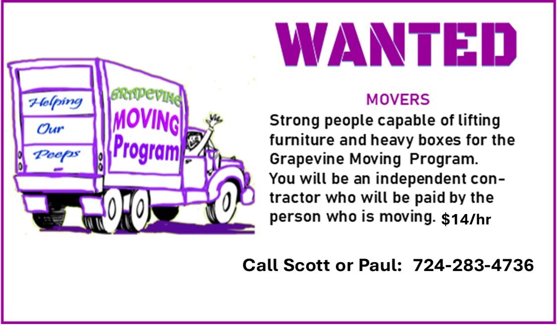 Job Opportunities – Grapevine Center