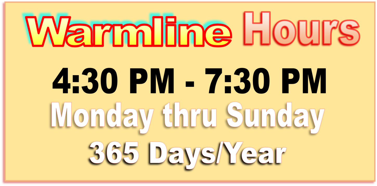 Warmline – Grapevine Center